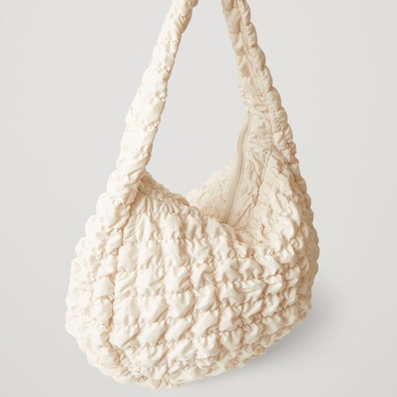 COS | Bags | Nwt Cos Quilted Oversized Shoulder Bag Offwhite | Poshmark